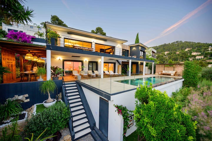 Villa Cali Sun Blue, Vue Mer,  Piscine 12x3 - Presqu'île de Giens