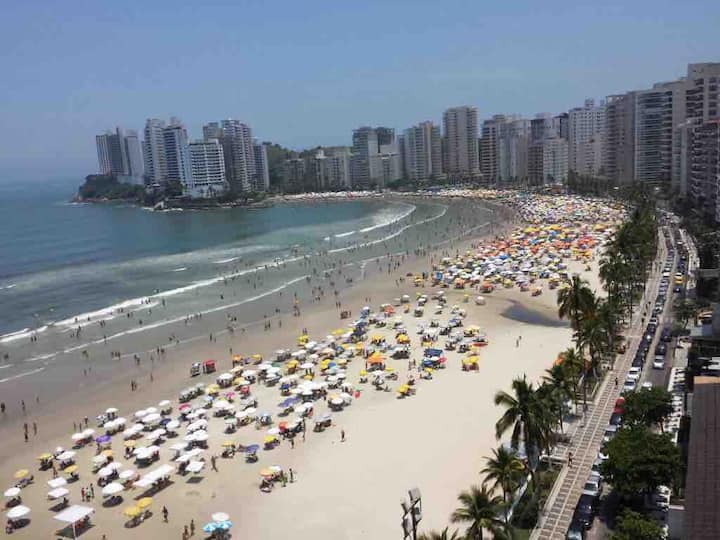 Apto. Guarujá Astúrias -Frente Ao Mar-wi-fi-1 - Guarujá