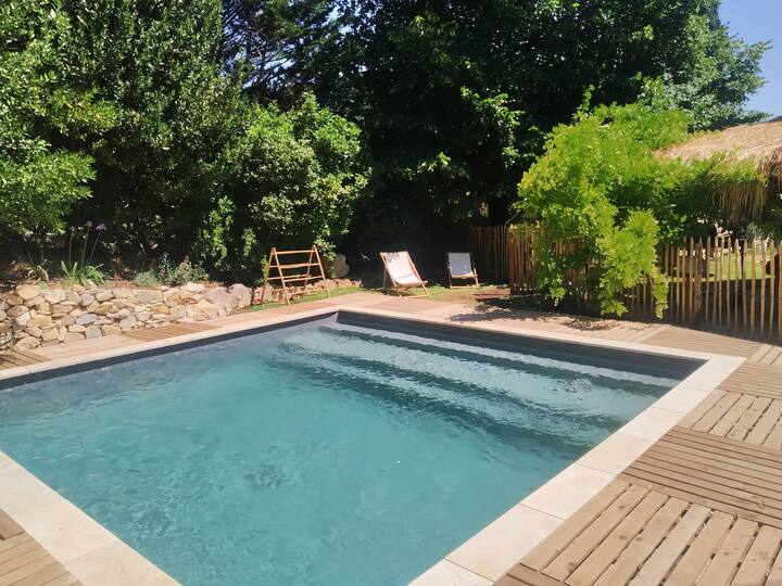 Maison - Piscine - Jardin - Jeux Enfants - Potager - Drôme