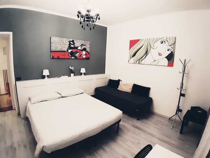 Due Stanze Lupin Trento In B&b
1 Bagno Privato - Trient