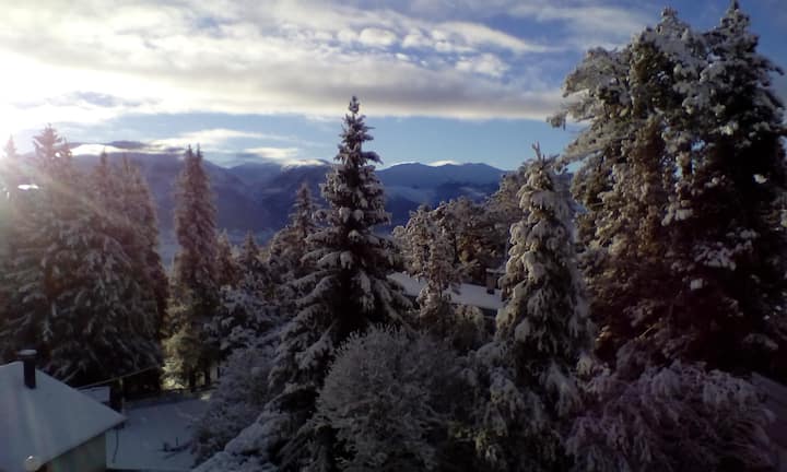 T2 Cabine+box, Balcon Sud, 5min Pied Télécabine - Bolquère