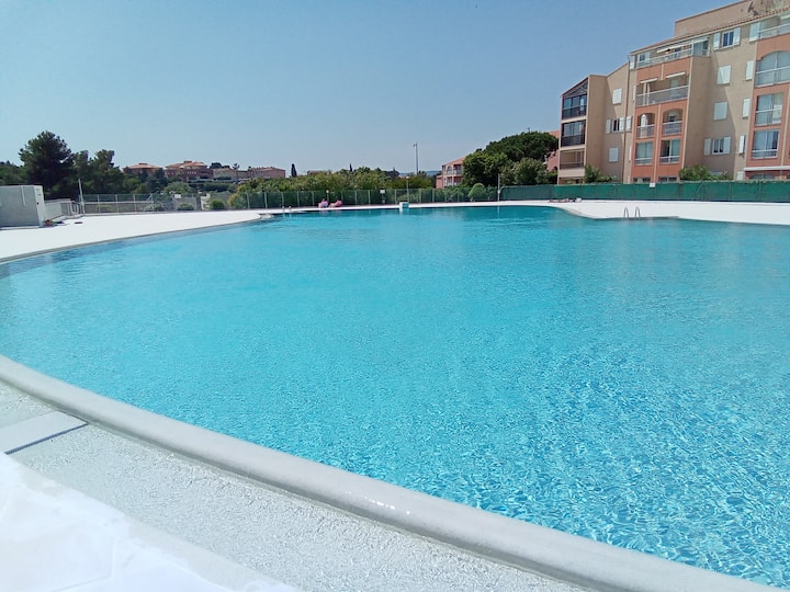 T2 Avec Piscine, Garage Et Wi Fi Au Lagon  Bleu - Fréjus