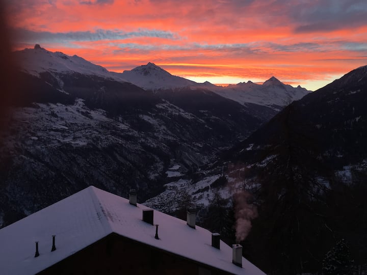 Ferienwohnung Mit Matterhornblick Im 4-vallées - Kanton Wallis