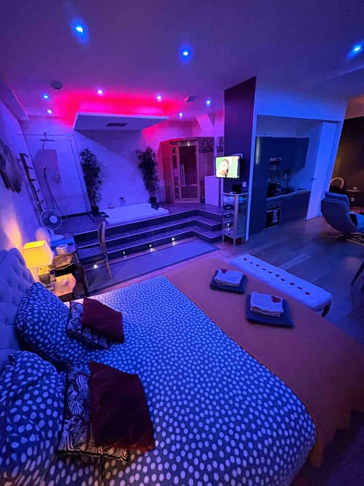 Loft & Spa Privatif - Parking Gratuit - Dijon
