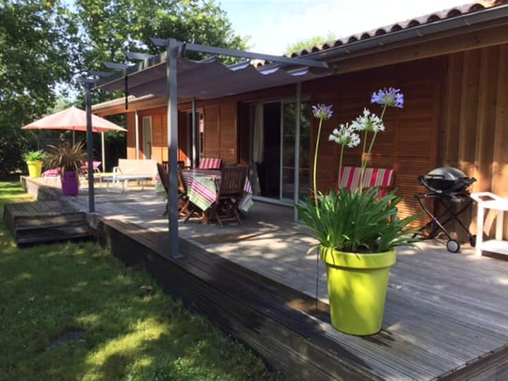 Maison En Bois Climatisee Au Calme - Andernos-les-Bains