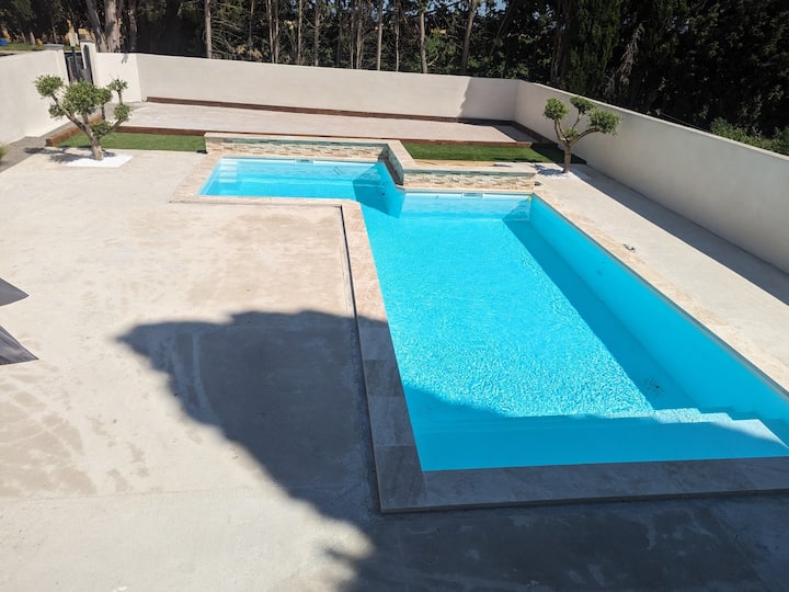 Belle Maison En Campagne Avec Piscine, Boulodrome - Castelnaudary