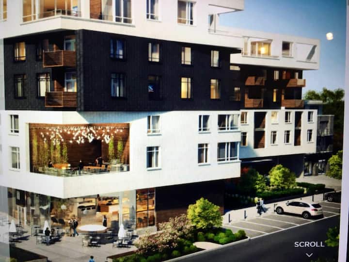 Luxurious Black And White 1 Br Plus Secure Parking - Victoria