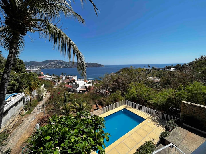 Departamento Acogedor Con Alberca Y Vista Al Mar. - Acapulco