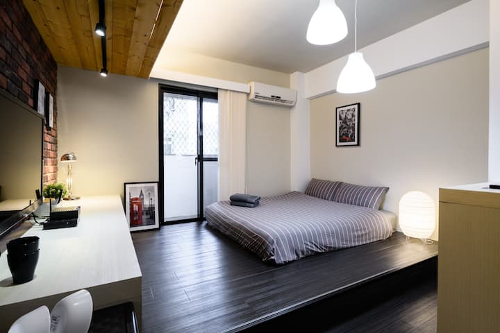 5 Mins To Mrt Zhongxiao Fuxing, Studio For Two - Tajpej