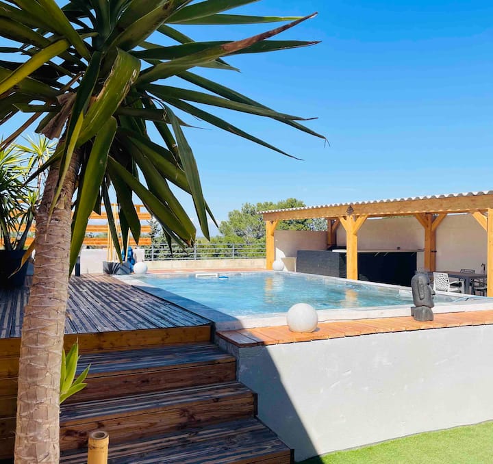 Narbonne Villa T3,  Jacuzzi, Entre Mer Et Montagne - ナルボンヌ