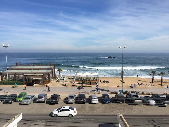 Hermoso Dpto. Frente Al Mar. Preciosa Vista! - Viña del Mar