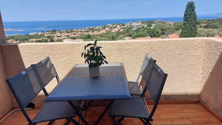 Entre Mer Et Montagne, Duplex Vue Splendide, Clim - Plage de l'Ile Rousse