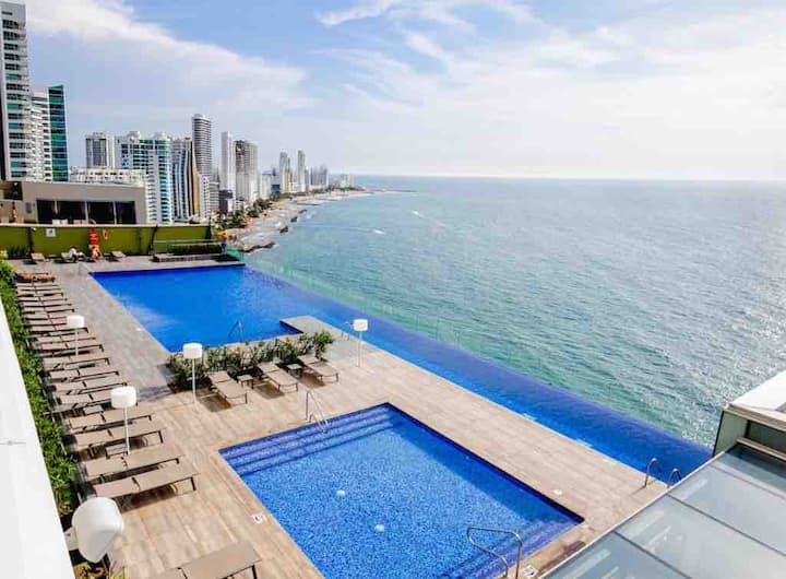 Beachfront Luxury & Exclusive H2 Condo By Hyatt - Cartagena