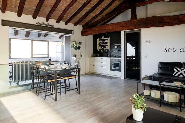 Loft Con Vista Nel Cuore Di Città Alta - Bergamo