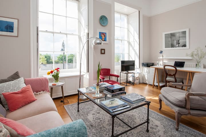 Beautiful Georgian Apartment In Clifton Village - Bristol Airport (BRS)