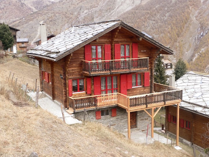 Riti - Walliser Chaleet  9 Pax - Saas-Fee