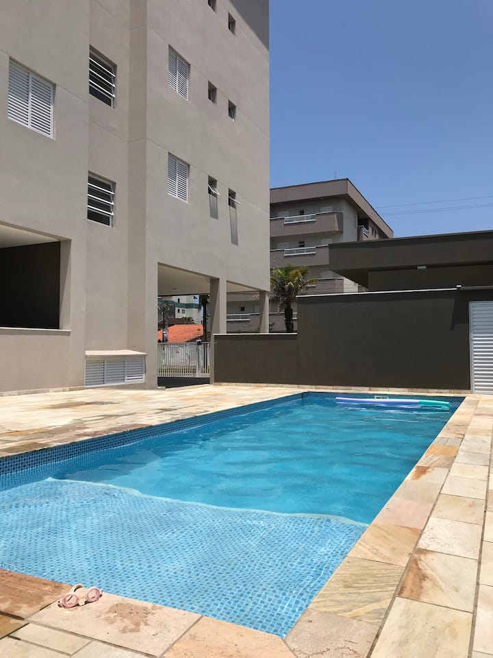 Apto Novo Itaguá 400m Mar-ar Cond-pet-alexa-wi-fi - Ubatuba