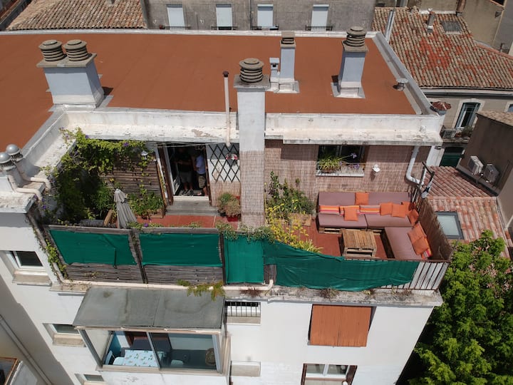 T2 Cosy Avec Terrasse Centre Ville - Montpellier