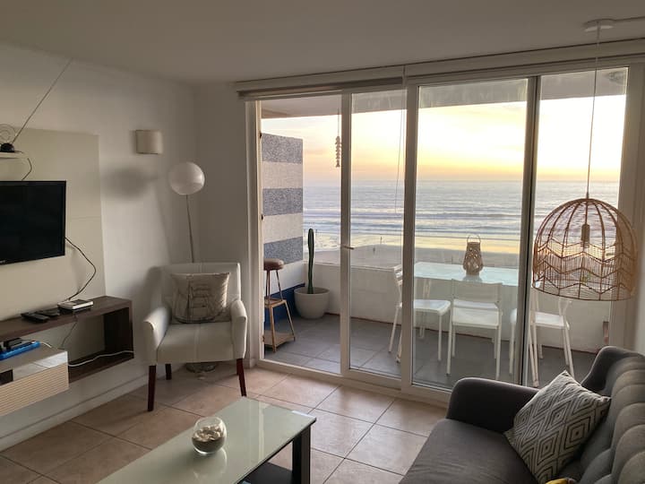 The Sunset Station / Depto. Vista Frontal Al Mar - La Serena