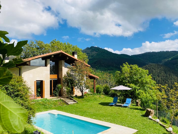 Casa Con Piscina En Plena Naturaleza.20’ Donosti - Kraj Basków