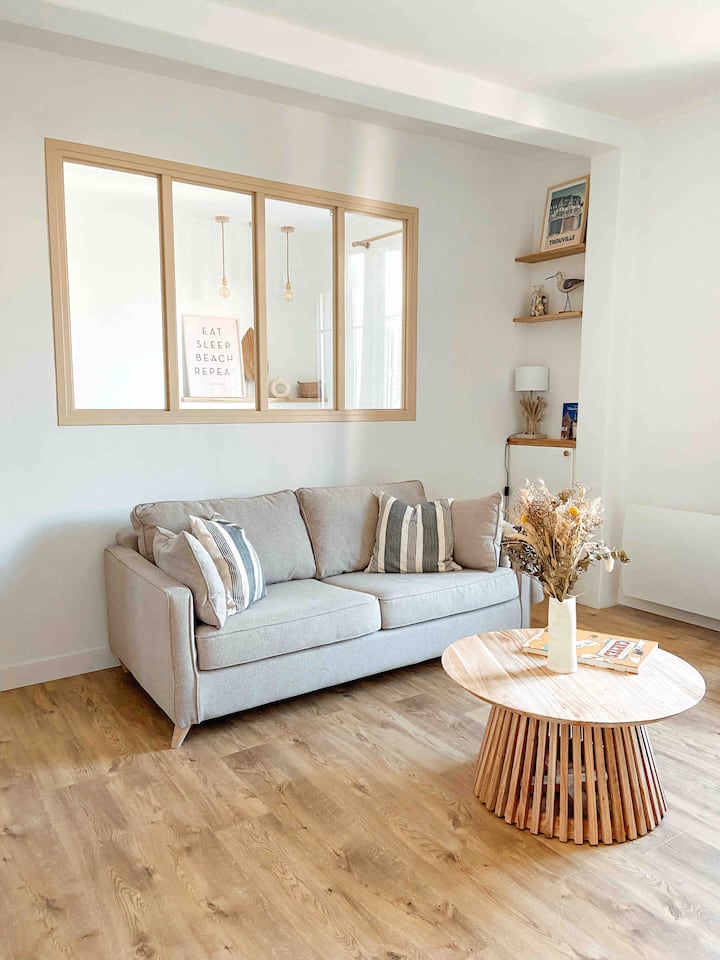 Chaleureux Appartement En Plein Centre Trouville - Deauville
