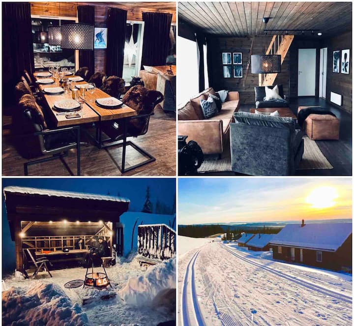 Modern Family Cabin With Great View. Ski Inn/out - Norvège