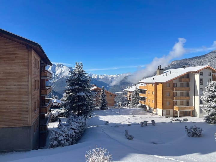 6pers Apt, Firepl & View, 2min To Médran - Verbier - Verbier