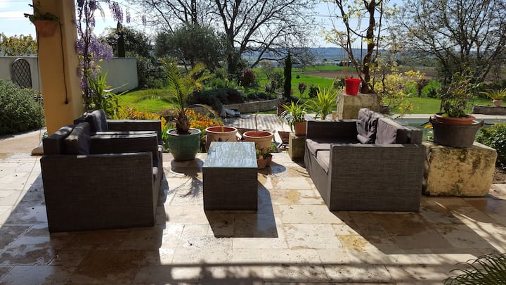 Chambre Double Dans Grande Villa - Manosque