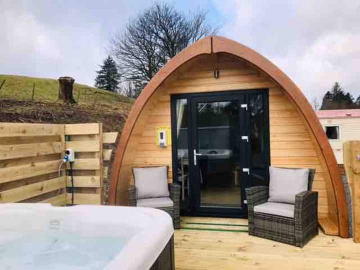 Sun Rise Luxury Pod With Hot Tub - Scotland
