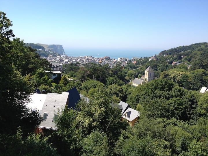 "La Toile Du Maître", Vue Falaise Exceptionnelle - Étretat