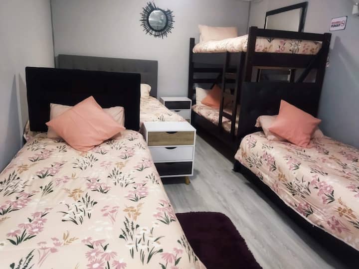 Hab Entrada Independiente
Baño Privado
Estaciona - Chillan