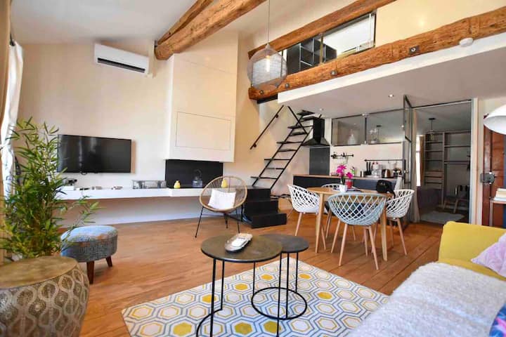 Fantastique Loft 2chambres 2 Sdb Vue Mer / Calme ! - Antibes
