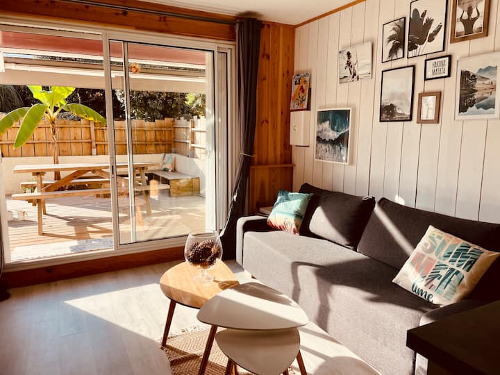 Appt 50m De La Plage Des Bourdaines Avec Terrasse - Seignosse