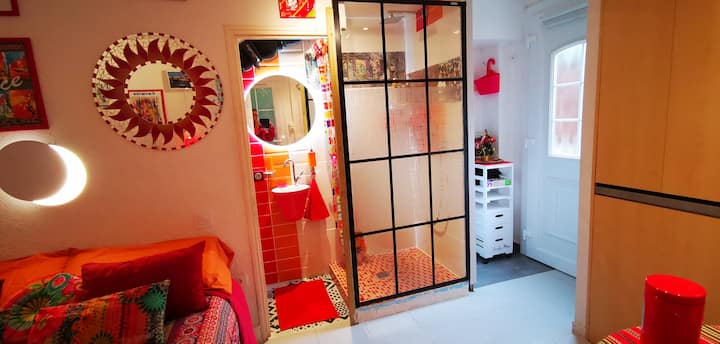 Charmant Petit Studio,tv, Wifi, Clim Portable! - Collioure