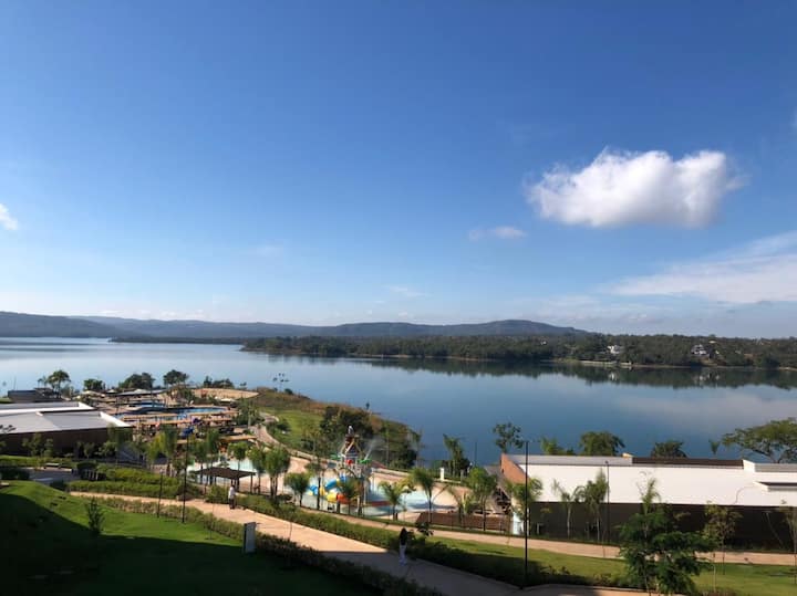 Marina Flat E Náutica Paraíso Nas Margens Do Lago - Caldas Novas