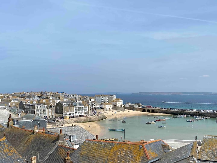 Beautiful Ocean View House, Garden St Ives Centre - St Ives