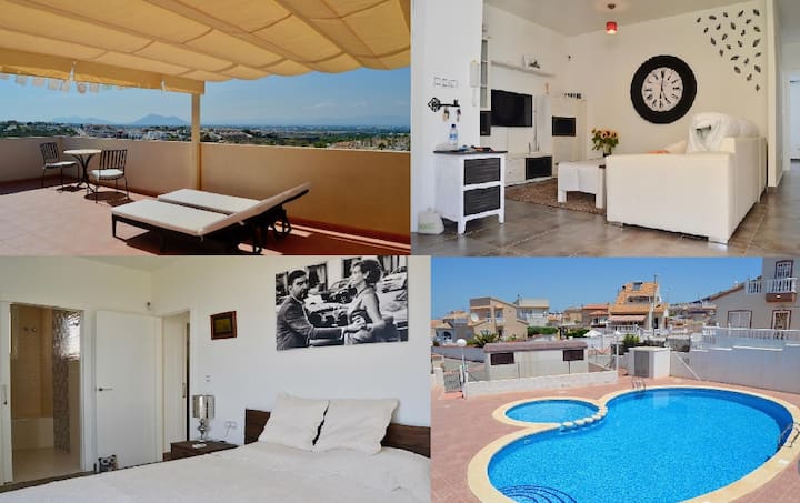 Detached Villa Romantica 90m², 3br, Com.pool, View - Rojales