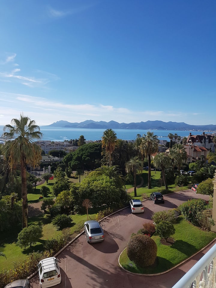 Idyllic Flat Cannes, Sea View, 1. 200km Croisette, Very Calm - Le Cannet