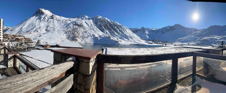 Tignes Le Lac, 6/8 Pers, Terrasse, Vue, Central - Lac de la Sassière