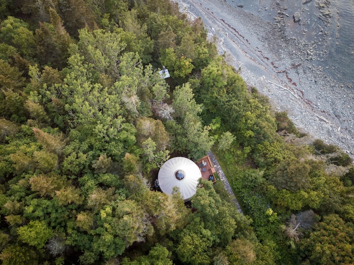 La Vigie, Yourte Avec Superbe Vue Sur La Mer! - Cap-Chat