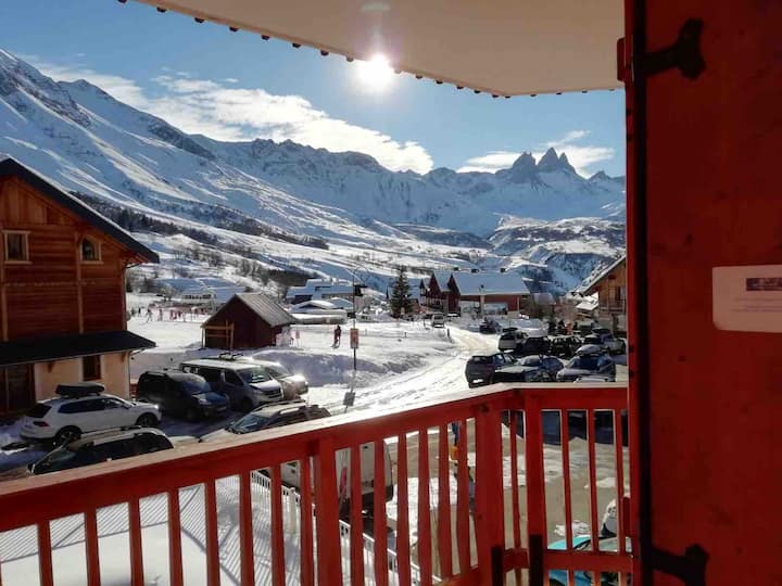Appart 6 Pers «Le Panorama» Skis Aux Pieds - Valloire