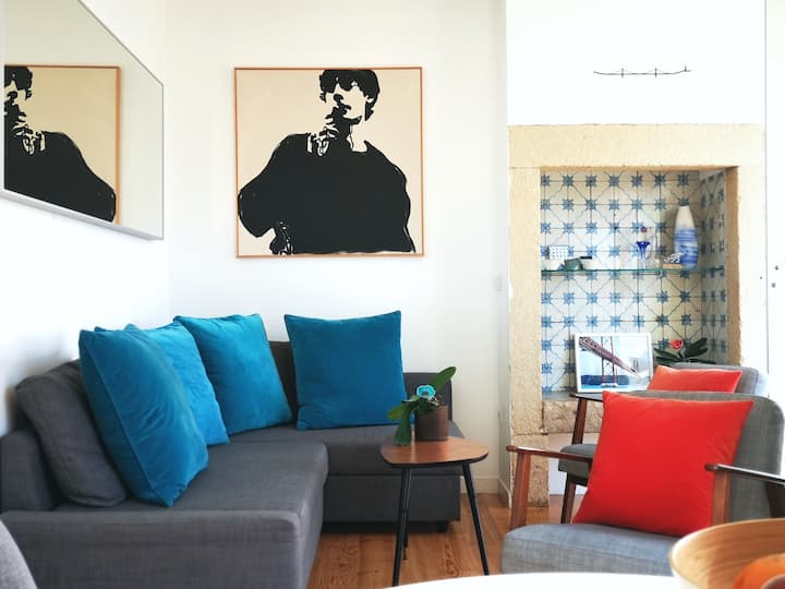 Logement Entier + Balcon Et Vue Sur Le Cristo Rei - Almada