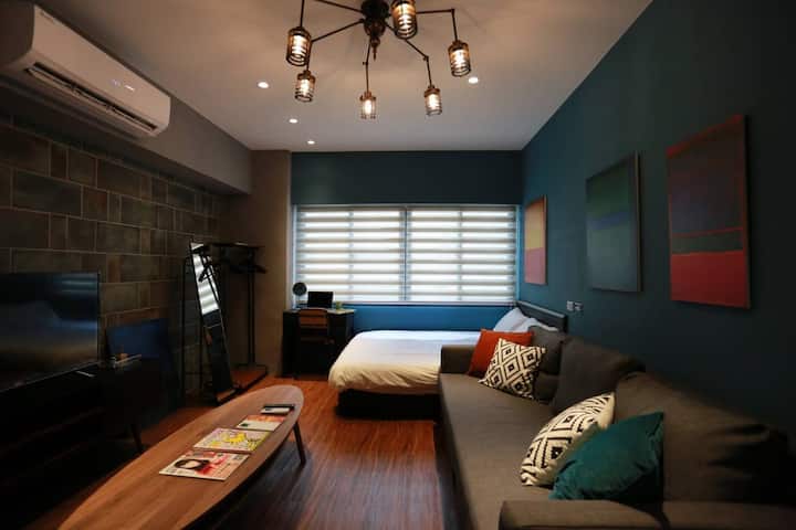 Urban Luxury 馥寓奢華 1-4人房 捷運西門站步行6分鐘 Mrt Ximen 4mins - 반차오 구