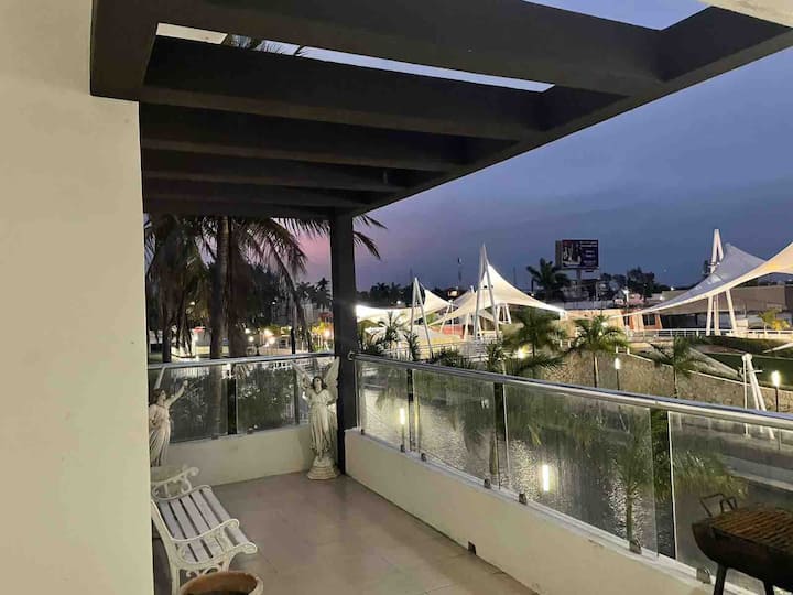 Loft En Tercer Piso Con Alberca Y  Hermosa Vista - Tampico, Mexico
