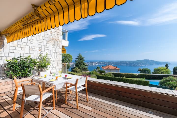 La Vue De Rêve Au Calme Complet Et Proche De Tout. - Nizza