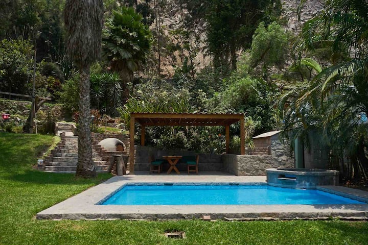 Casa 1 Sol Y Campo, La Chacra Del Pato 1 Km - Santa Eulalia, Perou