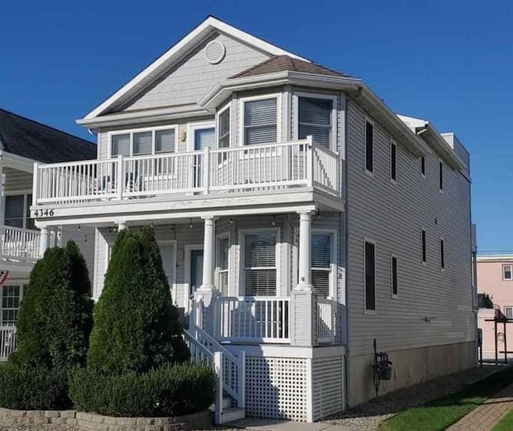 Sunrise To Sunset On Roof Deck 1.5 Blocks To Beach - Ocean City, NJ