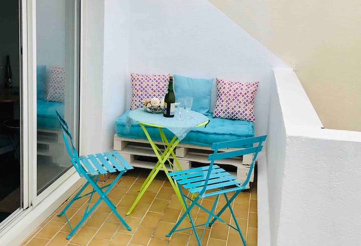 ☀️☀️☀️Studio Roof Top Vue Mer Et Fort De Brescou 🐠🐬🏝 - Agde