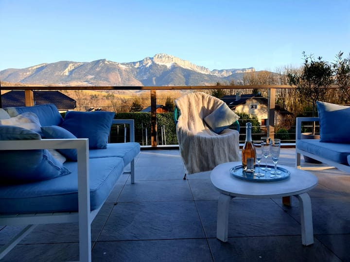 Villa Vue Splendide/annecy/4ch/2sdb/10personnes - Cruseilles