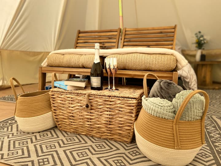 Marsh Farm Bell Tent - Isle of Wight
